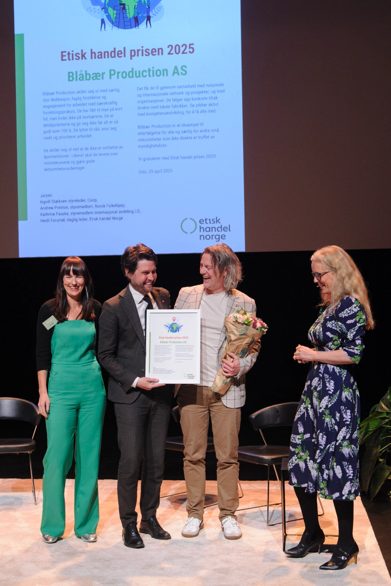 Unil og Blåbær production vant Etisk handel-prisen for 2025, mens Continental dekk vant ...